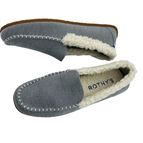 Rothy's | Shoes | Rothys The Glacier Merino Slipper Slipon Gray Size W ...